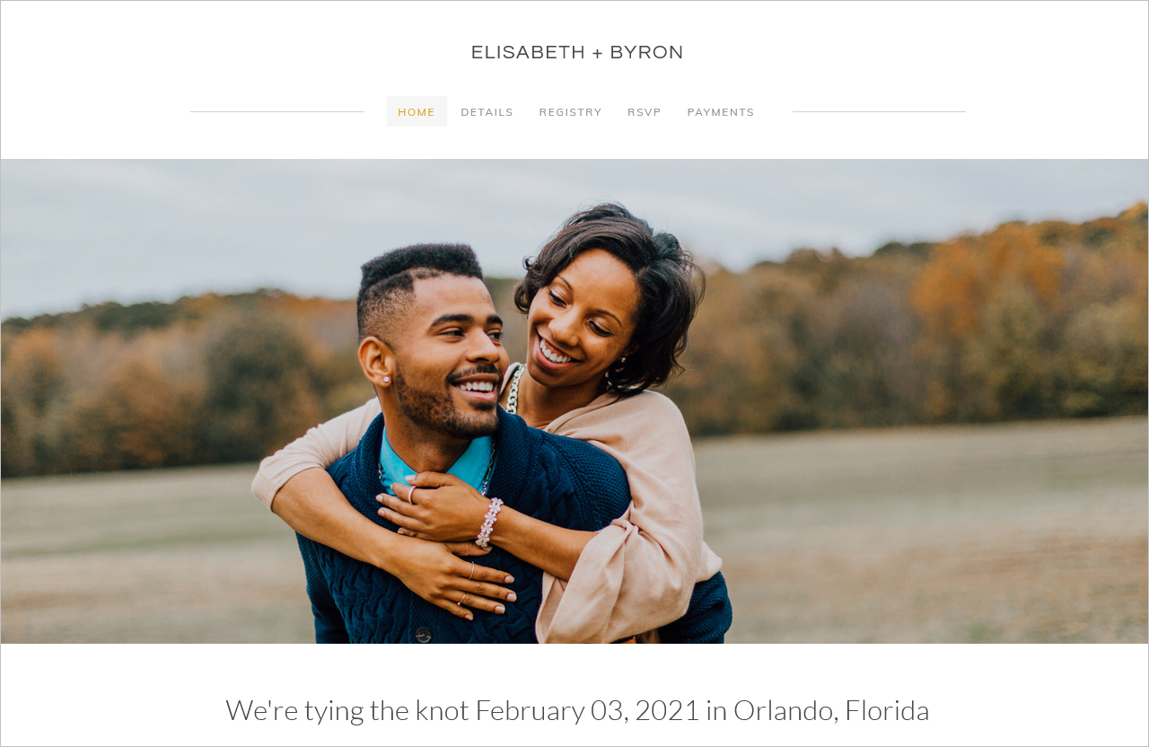 Wedding on website store